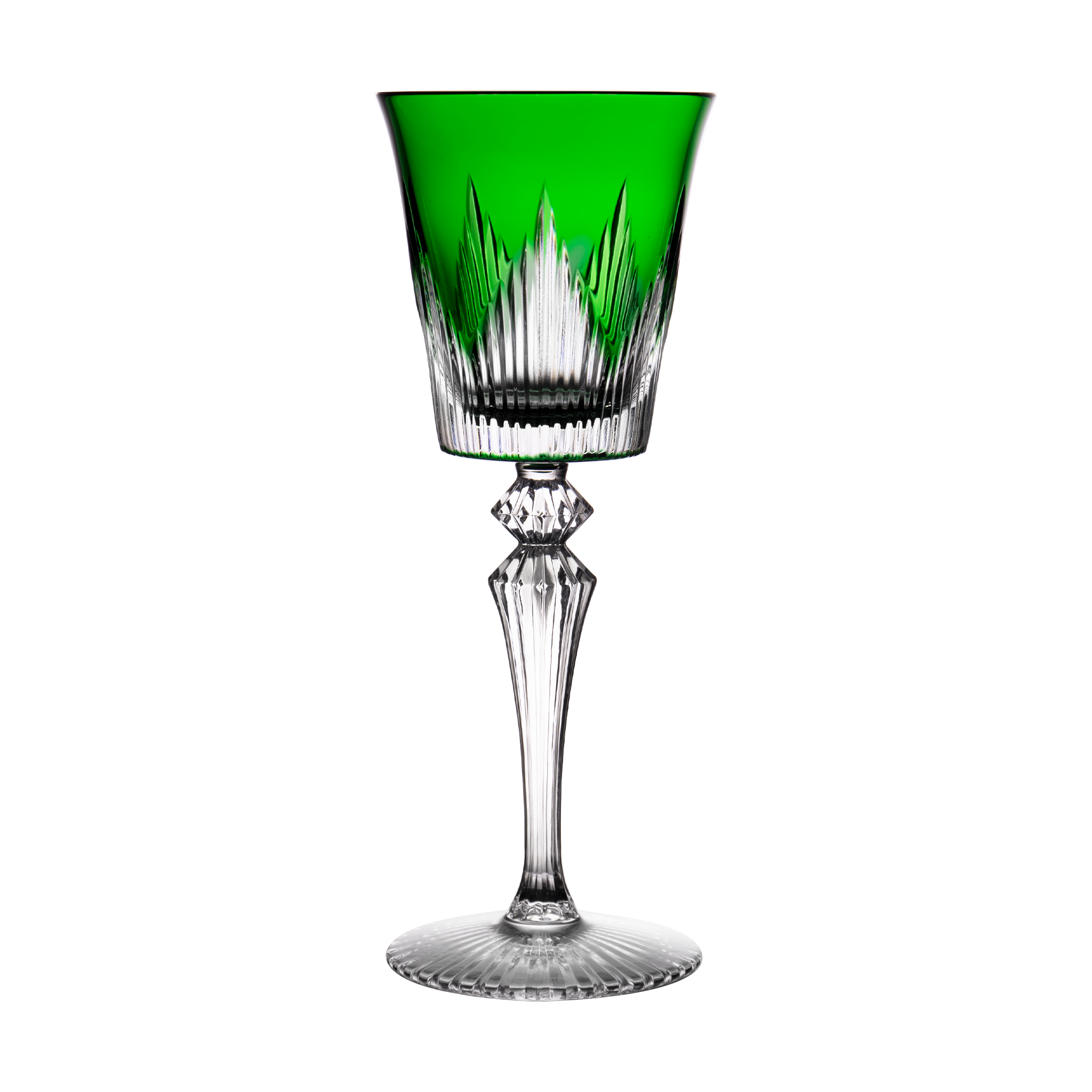 Symphony Green Large Wine Glass – Boheme Crystal